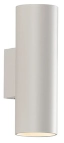 ACB Iluminacion Nástěnné LED svítidlo PIPE, v. 18 cm, 2x6W, CRI90 Barva: Bílá, Stmívání: DALI/PUSH