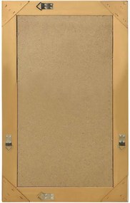 Nástěnné zrcadlo barokní styl 50 x 80 cm zlaté 320321