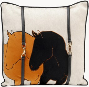 Sametový polštář Horse Date