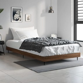 vidaXL Rám postele 90 x 200 cm kompozitní dřevo [832271] Barva: šedá sonoma