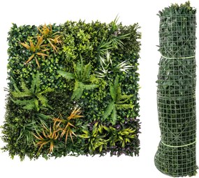 Outsunny umělý břečťanový panel, 1 x 1 m (100 x 100 cm) – panel pro soukromí na balkon a terasu | Aosom