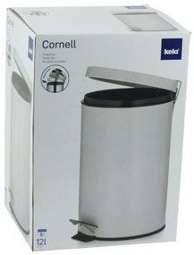 KELA Koš odpadkový 12 l CORNELL, bílá KL-10929