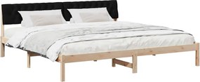 Rám postele Hnědo-černá 200 x 200 cm Masivní borovicové dřevo 3394340