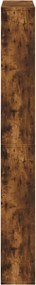 Botník se zrcadlem 4patrový kouřový dub 63 x 17 x 134 cm 3228277
