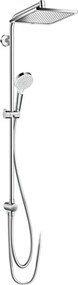 Hansgrohe Crometta E, Showerpipe 240 1jet EcoSmart 9 l/min Reno, chromová, HAN-27289000