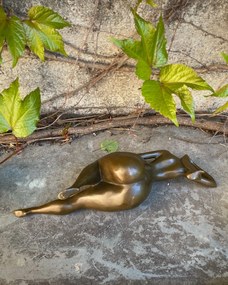 Modernistický bronzová socha Nahá žena MODERN ART