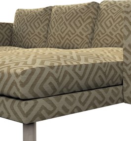 Potah na pohovku IKEA Norsborg 3-místná se šezlongem barva béžová látka pletený vzor, vzorované