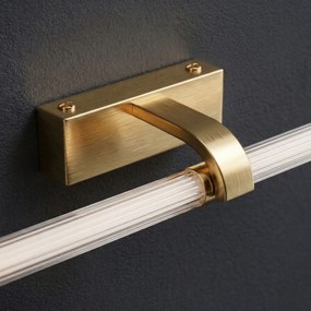 Toolight Toolight, LED nástěnné svítidlo 40cm, 9W, 4000K, 1000lm, APP1885-1W, zlatá matná, OSW-66040