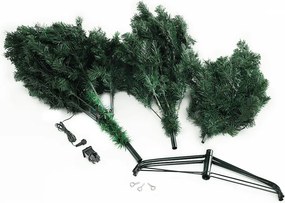 Vánoční stromek se světýlky, zelená, 180 cm, LED450, CHRISTMAS TYP 5