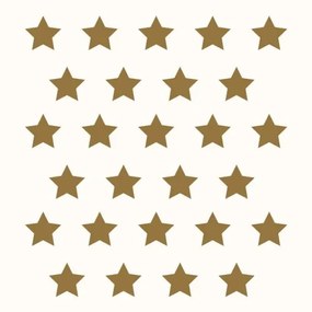 Samolepka / dětská samolepka Jednobarevné hvězdičky 5136 - 4 x 4 cm