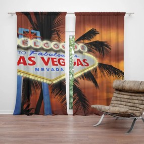 Sablio Závěs Fabulous Las Vegas: 2ks 140x250cm