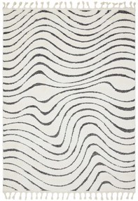 Šedý  koberec Afuan Ripple Rozměry: 80x150 cm
