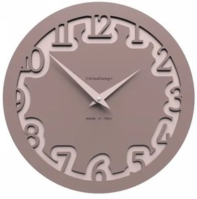 Designové hodiny 10-002 CalleaDesign Labirinto 30cm (více barevných verzí) Barva terracotta(cihlová)-24