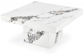 Konferenční stolek- MONOLIT- Bílý mramor