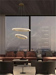 LED lustr Medora 59 zlaté