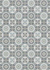 Breno PVC SLIMTEX Lagos 909M - ornamentální dlaždice, šíře 100 cm