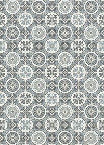 Breno PVC SLIMTEX Lagos 909M - ornamentální dlaždice, šíře 100 cm