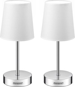 Stolní lampa Lumière sada 2 ks bílý 32x13x13cm