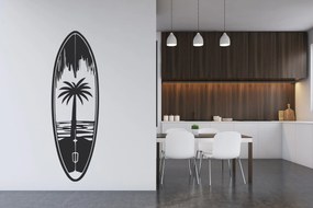 Lepy.cz Samolepka na zeď Surf Velikost (šířka x výška): 30x95cm, Barevná varianta: Bílá