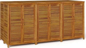 Zahradní úložný box 210 x 87 x 104 cm masivní akáciové dřevo 3155243