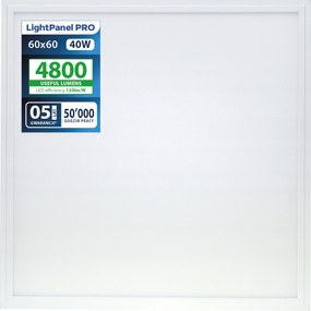 Led panel LightPanel Pro 40W 4800 lm 60x60 kazetová stropní lampa