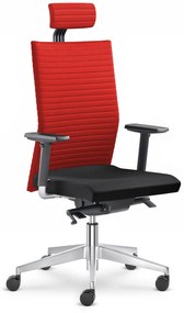 LD seating Element 435-SYS-F40-N6 - Kancelářská židle  - červená/černá