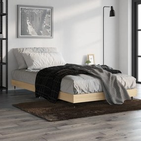 Rám postele dub sonoma 90 x 200 cm kompozitní dřevo - Default Title