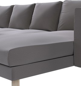 Potah na pohovku IKEA Norsborg 4-místná se šezlongem barva hnědá látka sametová