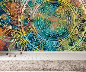 Malvis ® Tapeta Mandala letní Vel. (šířka x výška): 432 x 290 cm