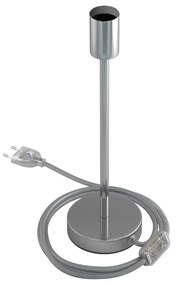 creative cables Kovová stolní lampa Alzaluce Velikost: 30 cm, Barva: Chrom