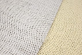 Avanti, Metrážový koberec Alfawool 86 bílý, na míru, šíře 4m,5m, béžová, ab (mřížka), ložnice