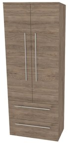 Mereo Mereo, Bino, koupelnová skříňka vysoká 163 cm, dvojitá, Multidecor, CN699DRH1