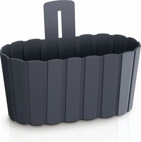 PRO Květináč závěsný BOARDEE WALL antracit 27,4cm