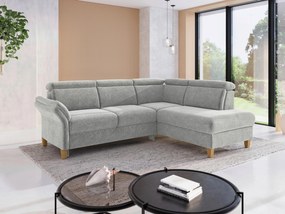 XXXLutz ROHOVÁ SEDAČKA, textil, světle šedá Sit & More - Sedací soupravy - 00014402575G