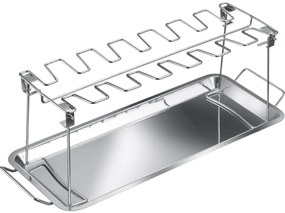 Grilovací příslušenství westmark držák na 14 kuřecích paliček s podtáckem, nerezový