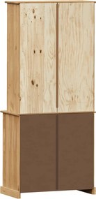 Příborník VIGO 78 x 40 x 175 cm masivní borové dřevo 3188301
