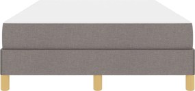Postel s boxspringem Taupe 120 x 190 cm textil 3398553