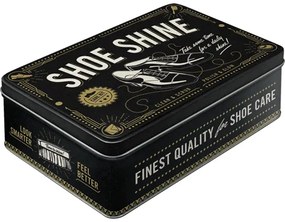 Postershop Plechová dóza plochá - Shoe Shine 2,5l