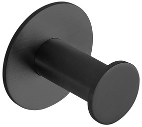 Sapho Sapho, X-ROUND samolepící háček, černá mat, XR219B