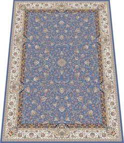 BE Koberec Sultan 1200 Ocean Blue - modrý obdélníkový Rozměr: 150x225 cm