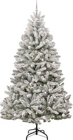 Umělý vánoční stromeček 270 cm 300 LED Teplá bílá PVC a ocel 3395777
