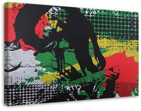 Obraz na plátně Bob Marley Reggae hudba - 60x40 cm