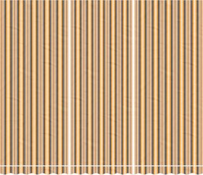 vidaXL Náhradní plachta na markýzu 4,5 x 3,5 m [311950] Barva: oranžová a černá