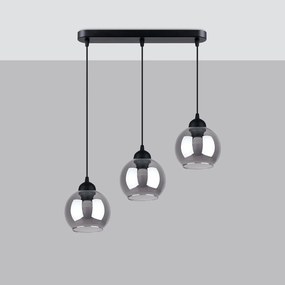 Sollux Lighting Závěsné svítidlo ALINO 3 černé