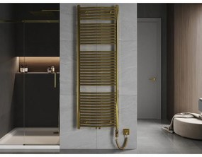 Mexen Ares, elektrické topné těleso 1800 x 600 mm, 600 W, zlatá lesklá, W102-1800-600-2900-50