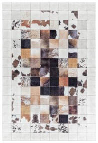 Ayyildiz, Kusový koberec Fiesta 4306 white, 140x200, vícebarevná, chodba / předsíň