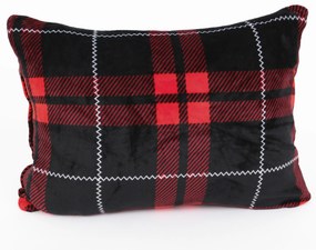MK Lůžkoviny Povlak na polštář mikroplyš Exclusive 50 x 70 cm - Scot červené