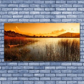 Plexisklo-obraz Jezero Krajina Západ 120x60 cm