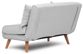 Designová rozkládací pohovka Felicitas 120 cm šedá