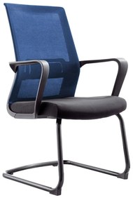 Dalenor Konferenční židle Smart (SET 2 ks), textil, tmavě modrá